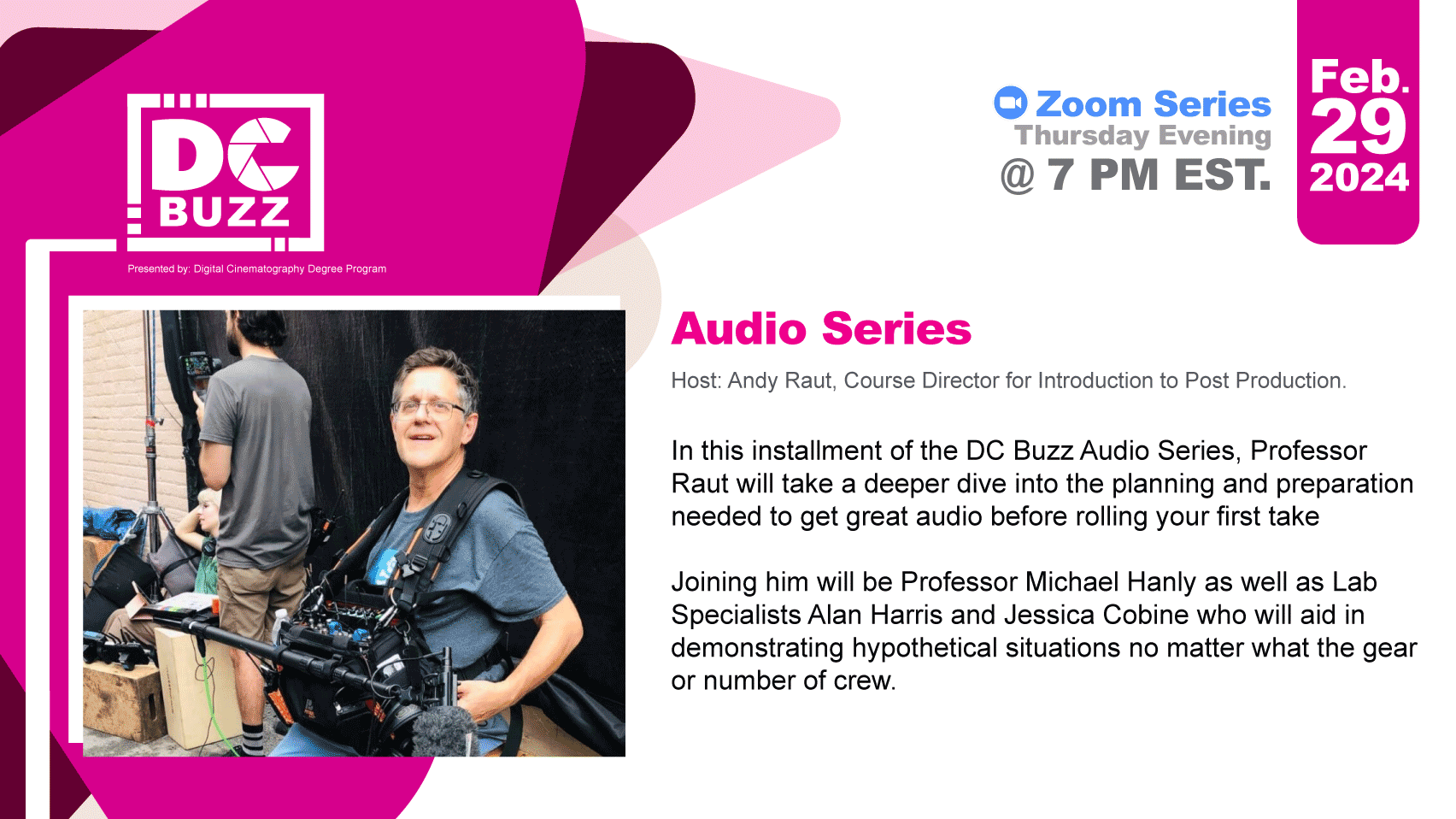 DC Buzz – Digital Cinematography