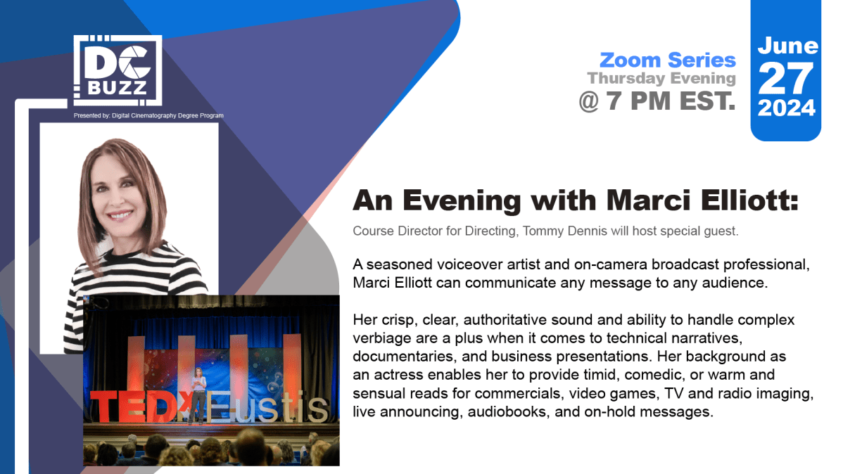 DC Buzz June Zoom Series: An Evening with Marci Elliott – Digital ...